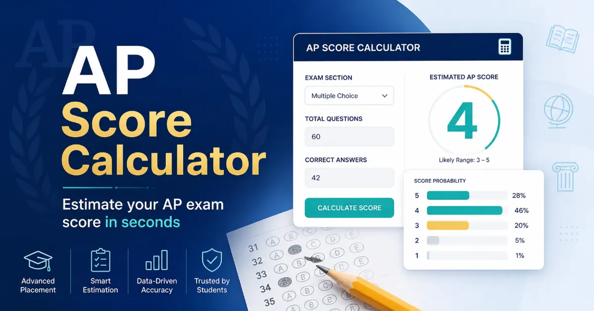 AP Lit Score Calculator 2026 | AP English Literature Score Calculator